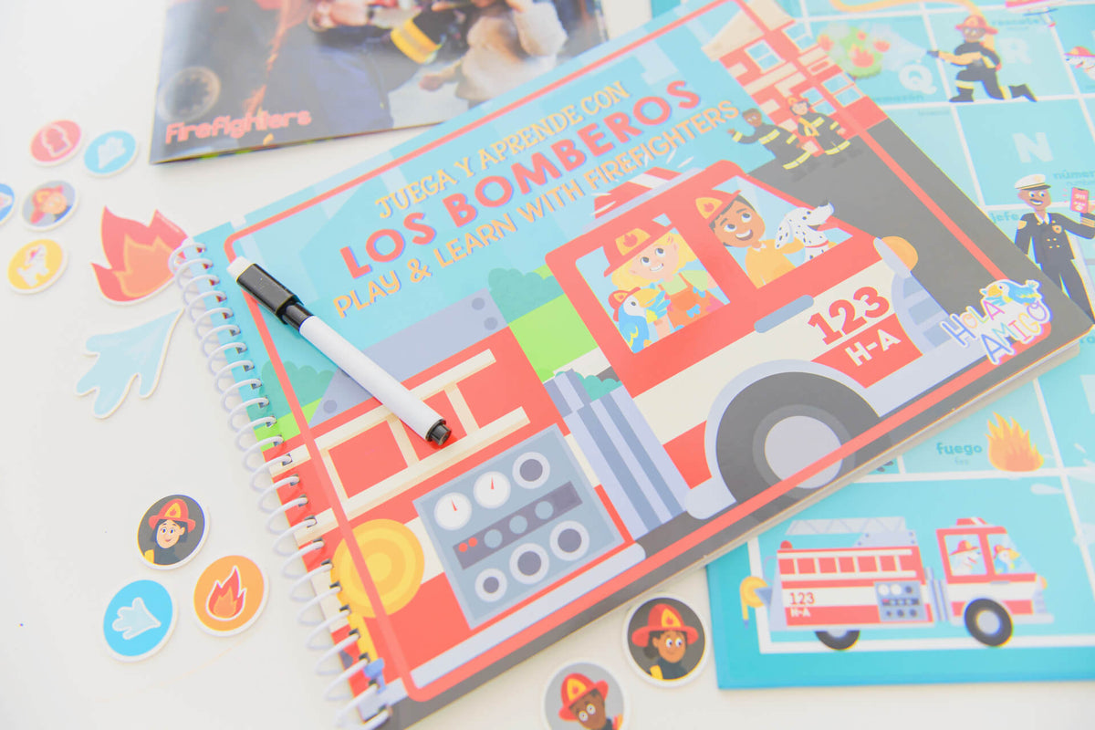 ¡Hola, Estación de Bomberos! Hello, Fire Station! – HolaAmigoBox