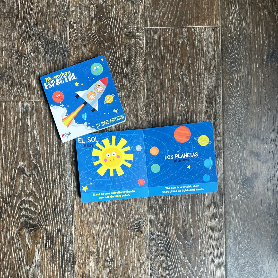 My Space Adventure - Mi Aventura Espacial Bilingual Book – HolaAmigoBox