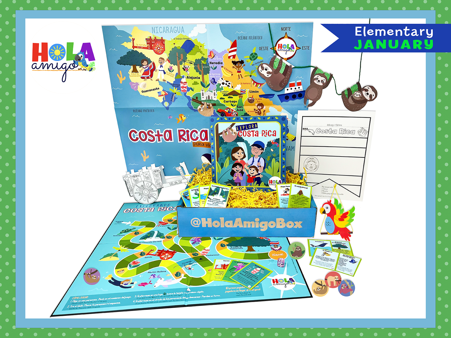 Explora Elementary: Costa Rica – HolaAmigoBox