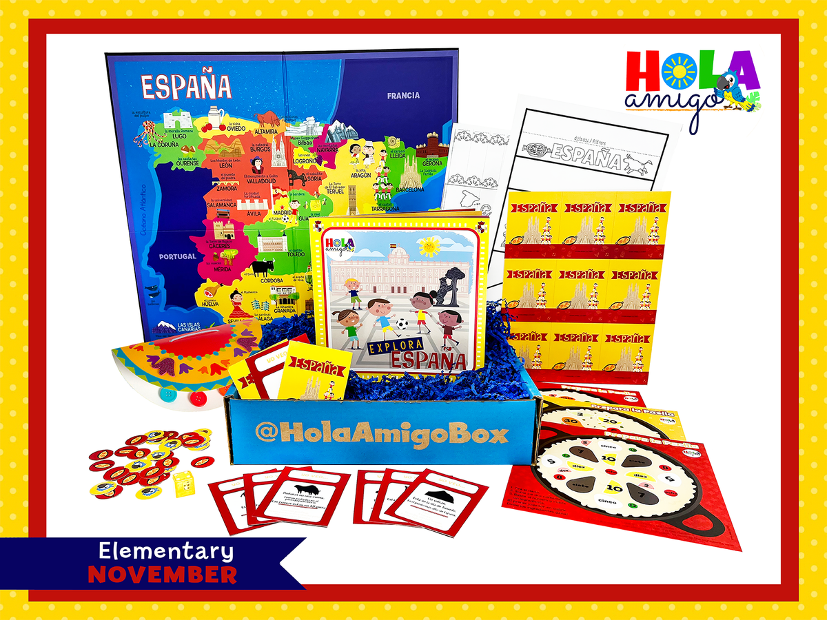 Explora Elementary: España – HolaAmigoBox