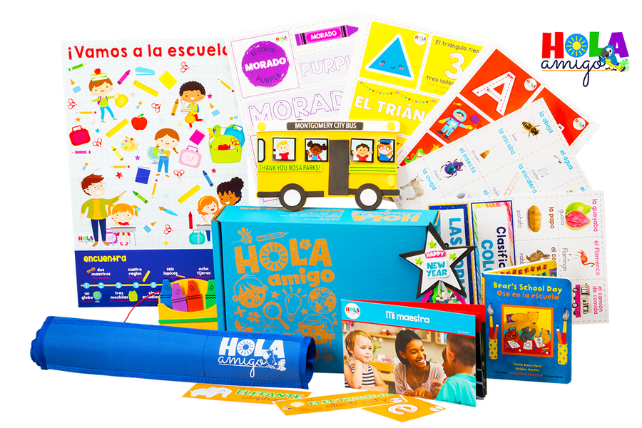 Early Learner: En La Escuela – HolaAmigoBox